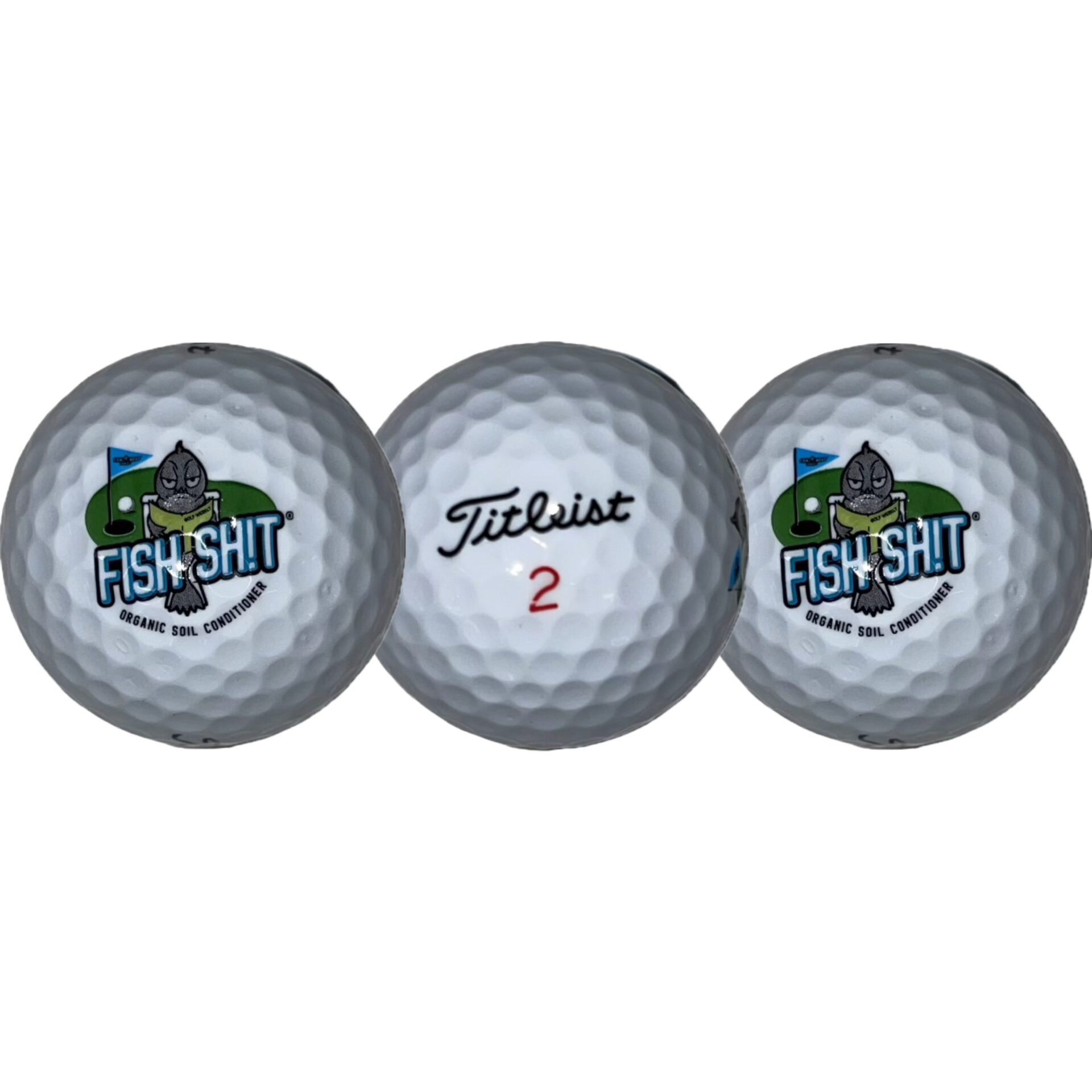 Golf Balls – w/Fish Sh!t logo - Fish Head Farms